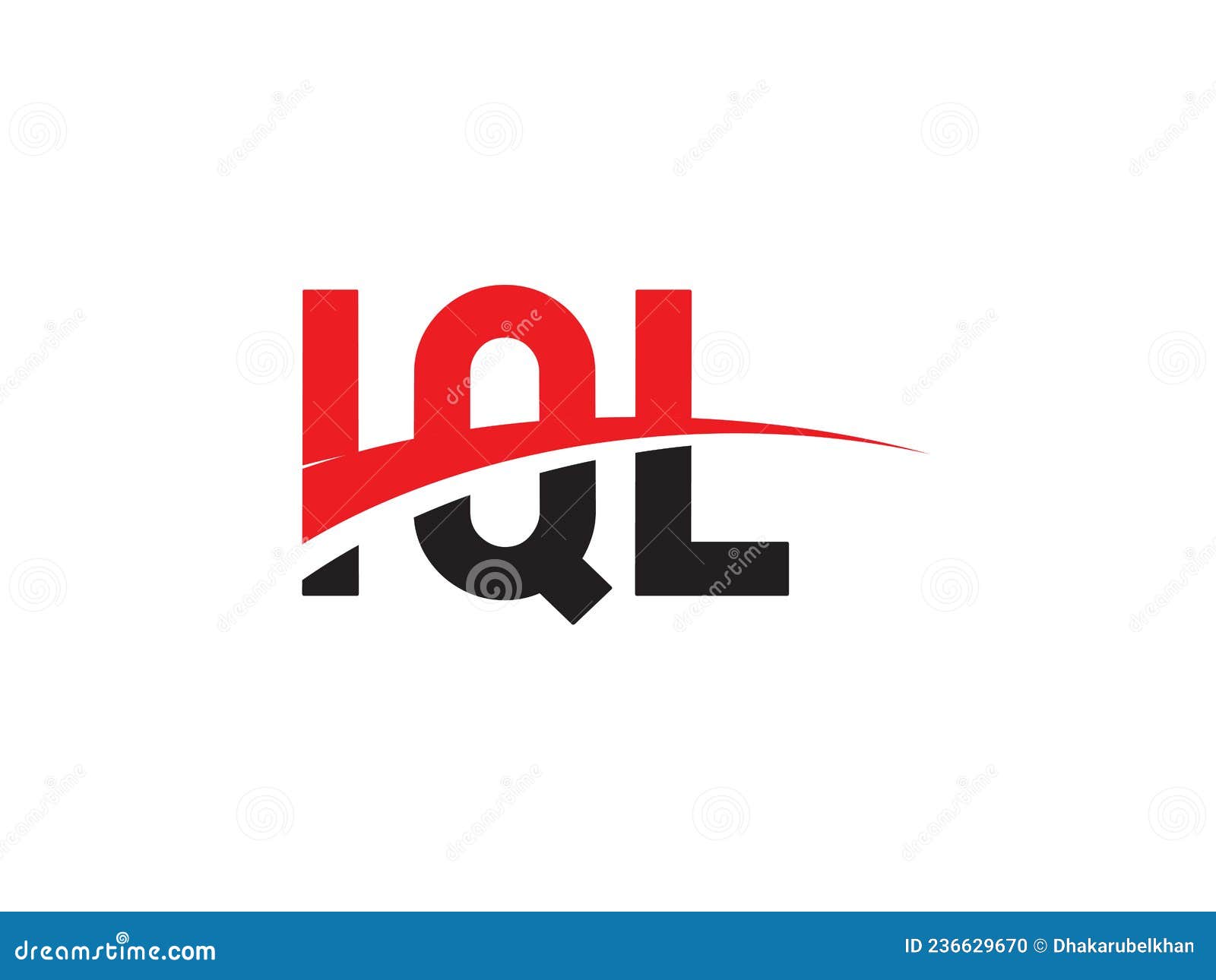 IQL Letter Initial Logo Design Vector Illustration Stock Vector ...