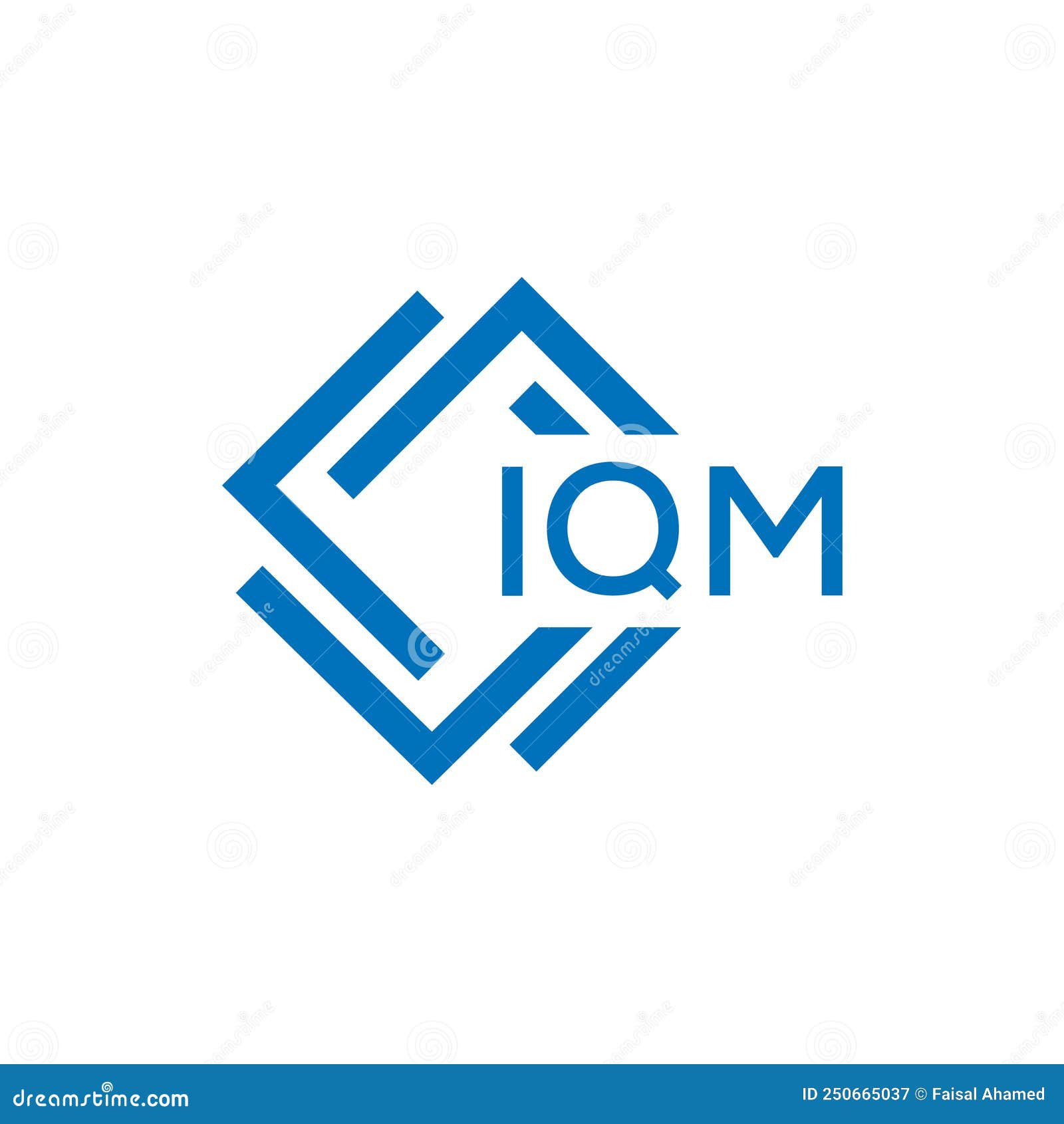 IQM Letter Logo Design on White Background. IQM Creative Circle Letter ...