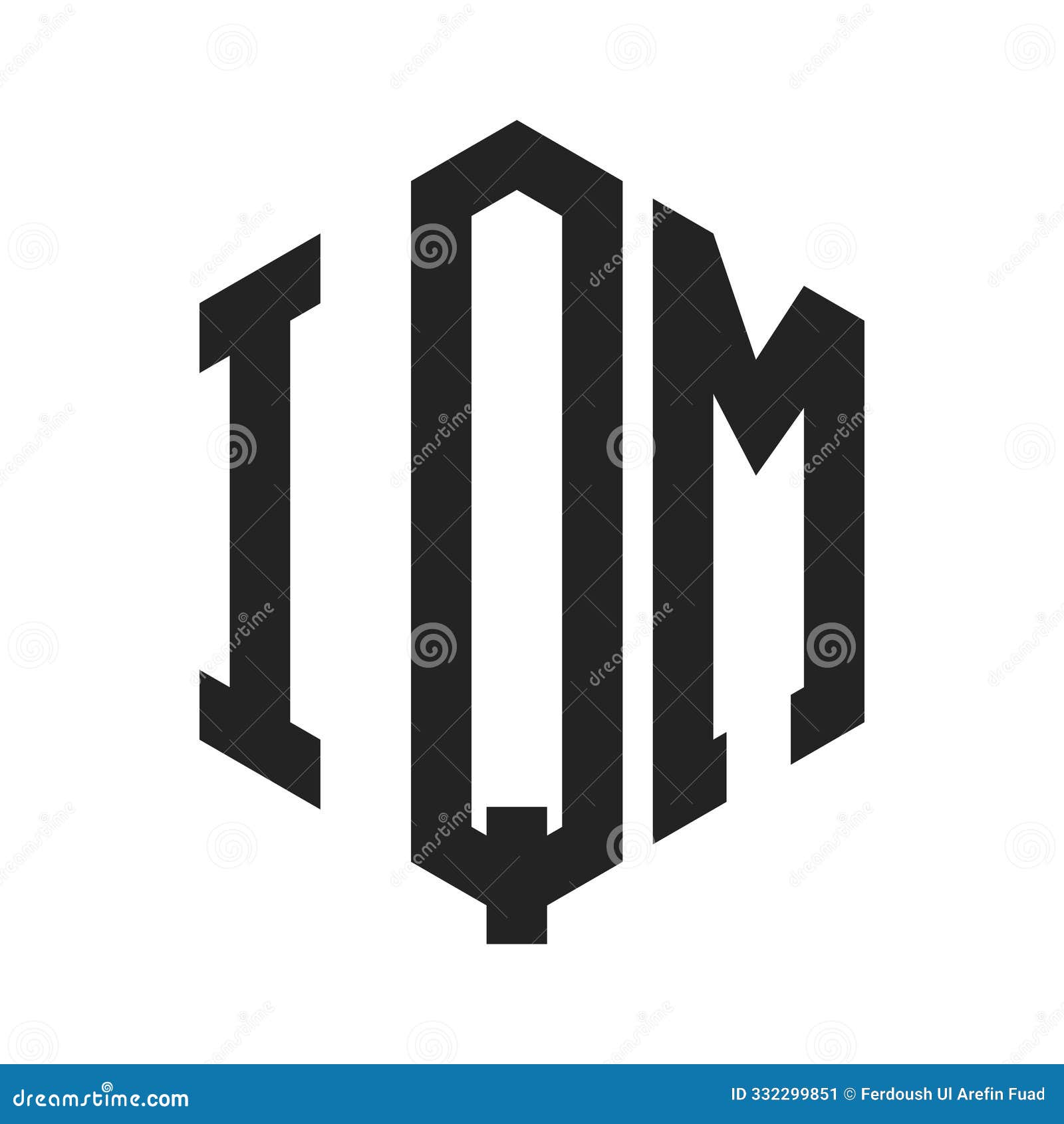 IQM Logo Design. Initial Letter IQM Monogram Logo Using Hexagon Shape ...