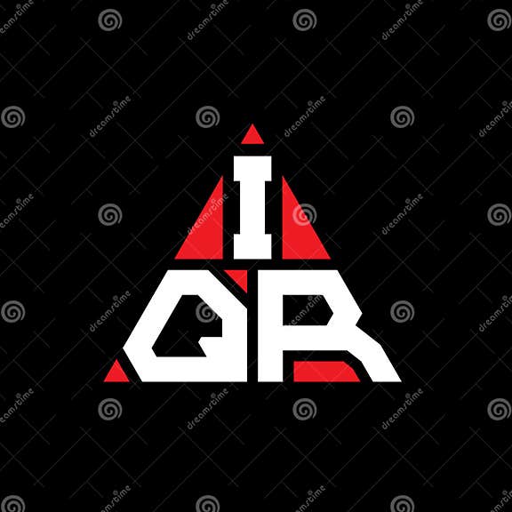 IQR Triangle Letter Logo Design with Triangle Shape. IQR Triangle Logo ...