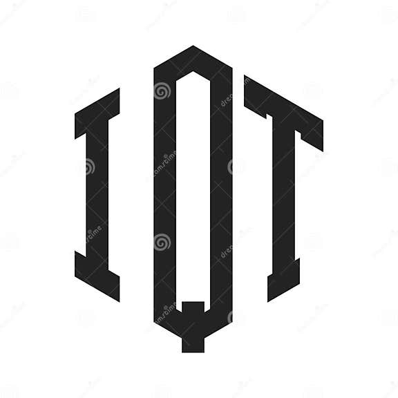IQT Logo Design. Initial Letter IQT Monogram Logo Using Hexagon Shape ...