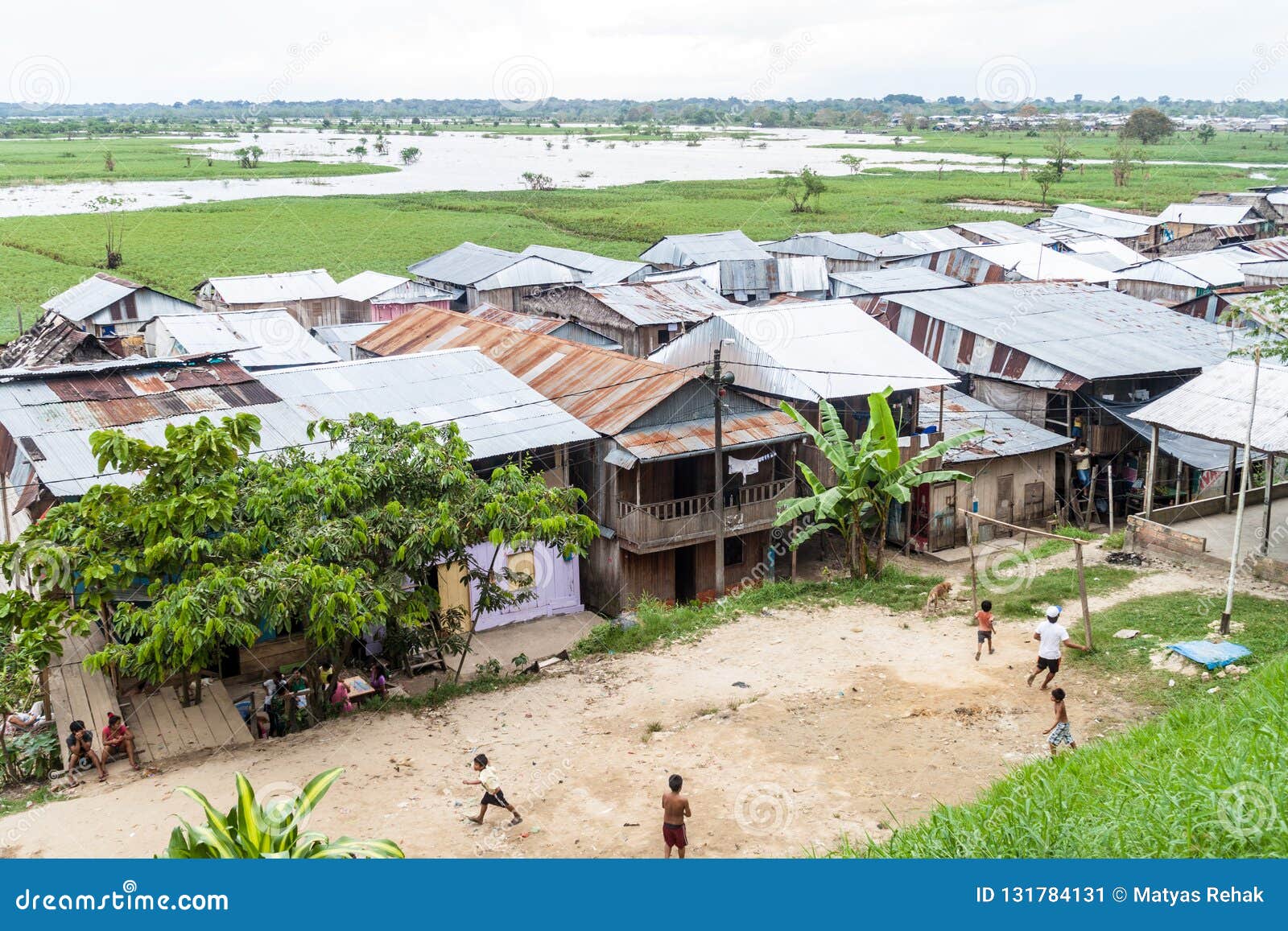 Shantytown in Iquitos, Peru Editorial Photo - Image of industrial ...
