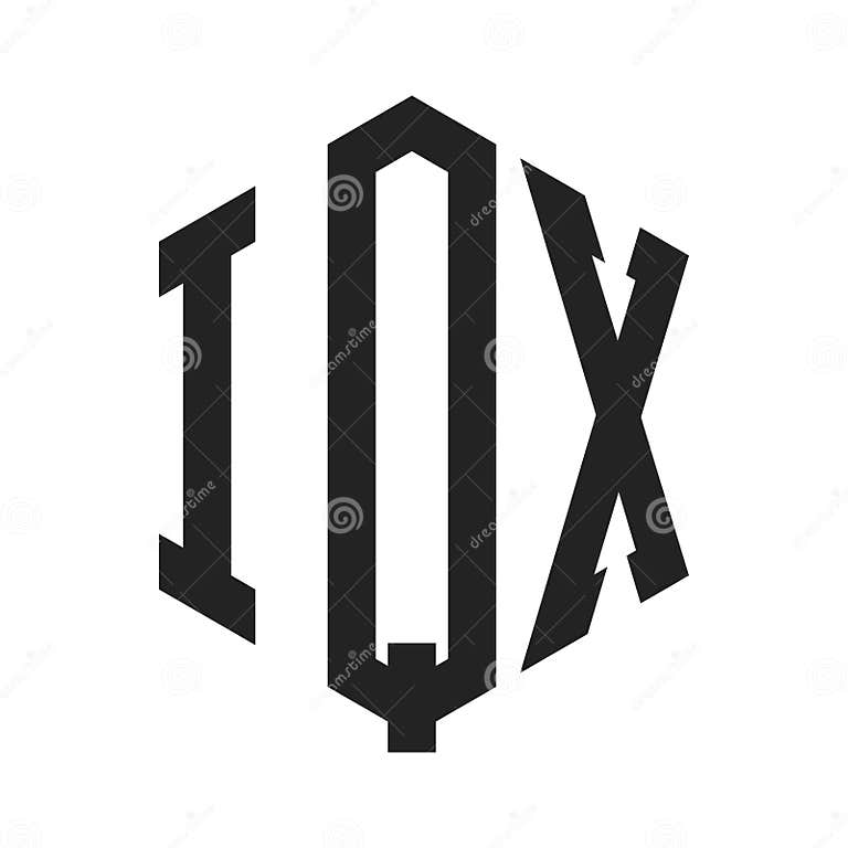 IQX Logo Design. Initial Letter IQX Monogram Logo Using Hexagon Shape ...