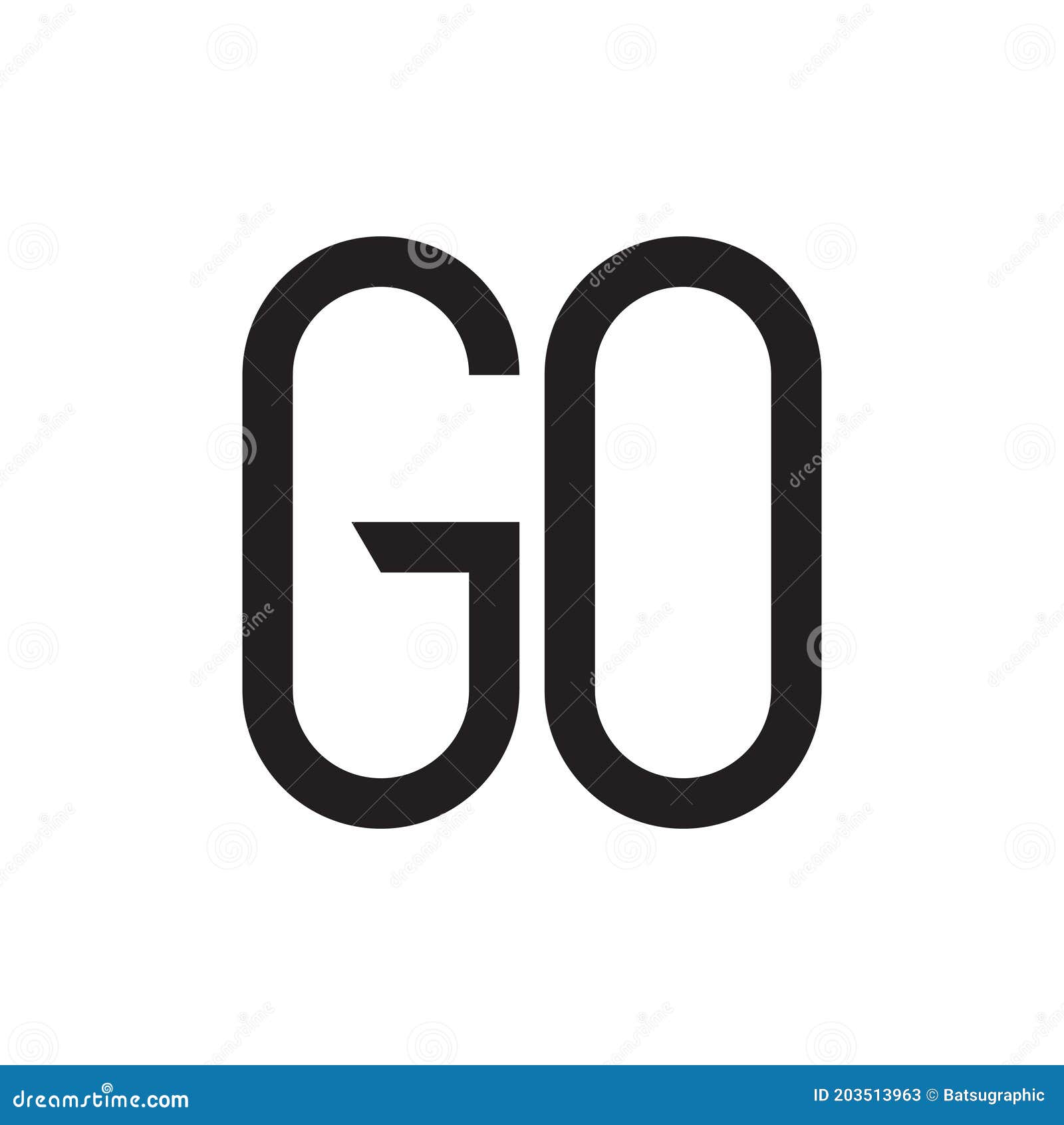 Ir Icono Del Logotipo Del Vector De Letra Inicial Ilustración del ...