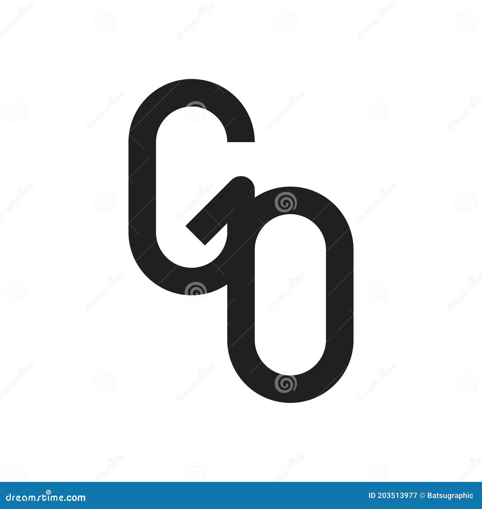 Ir Icono Del Logotipo Del Vector De Letra Inicial Ilustración del ...