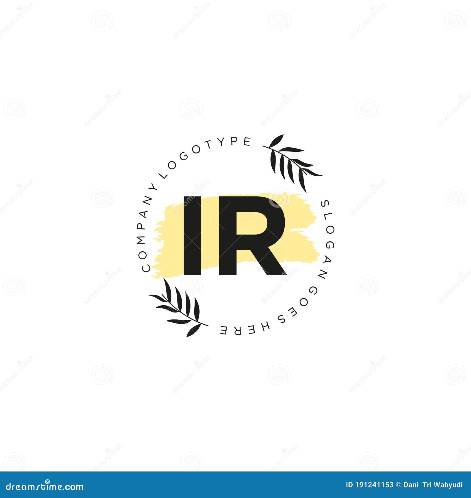 IR Letter Logo Icon Design Template Elements Stock Vector ...