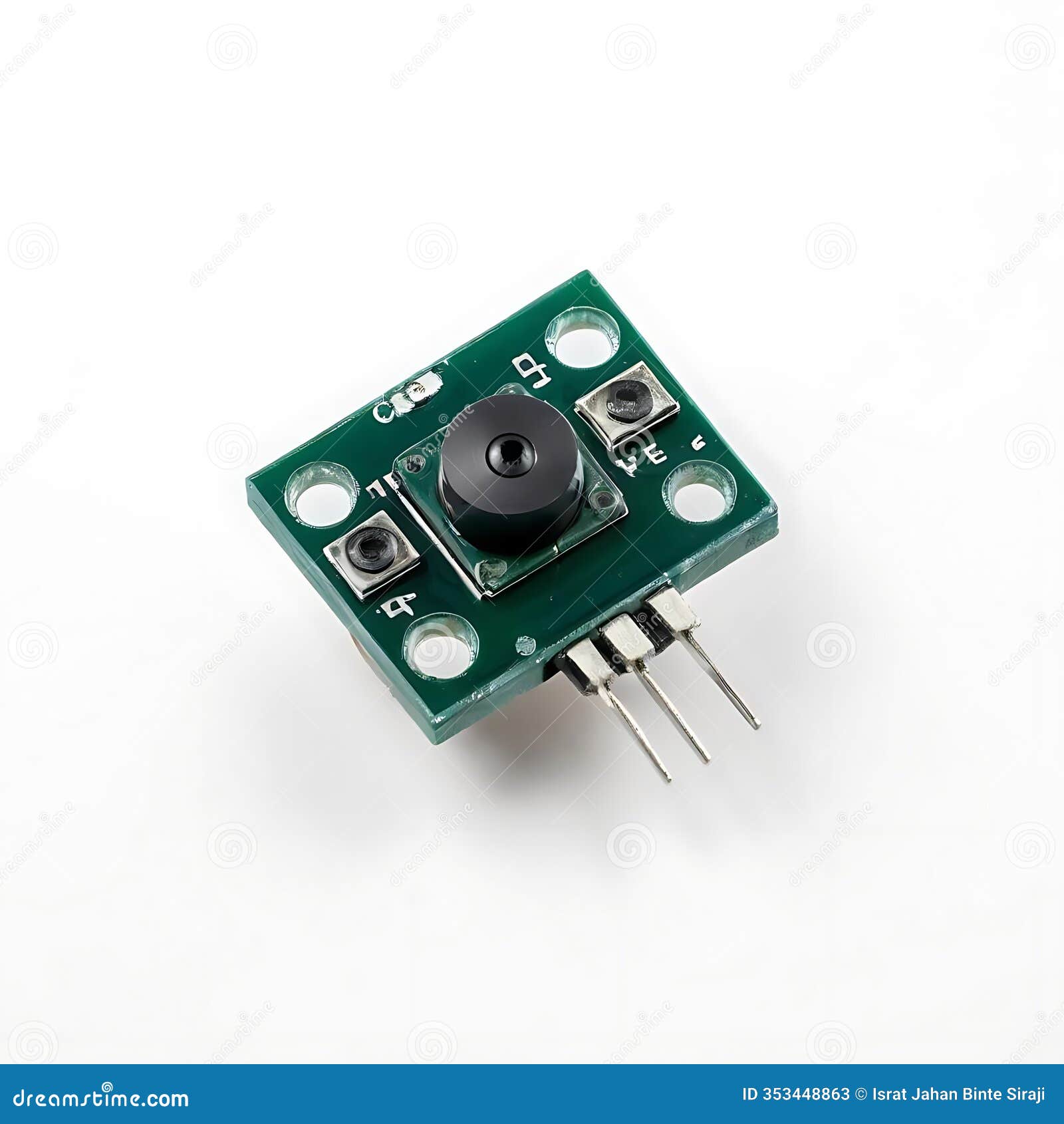 IR Sensor Isolated on a White Background Stock Illustration ...