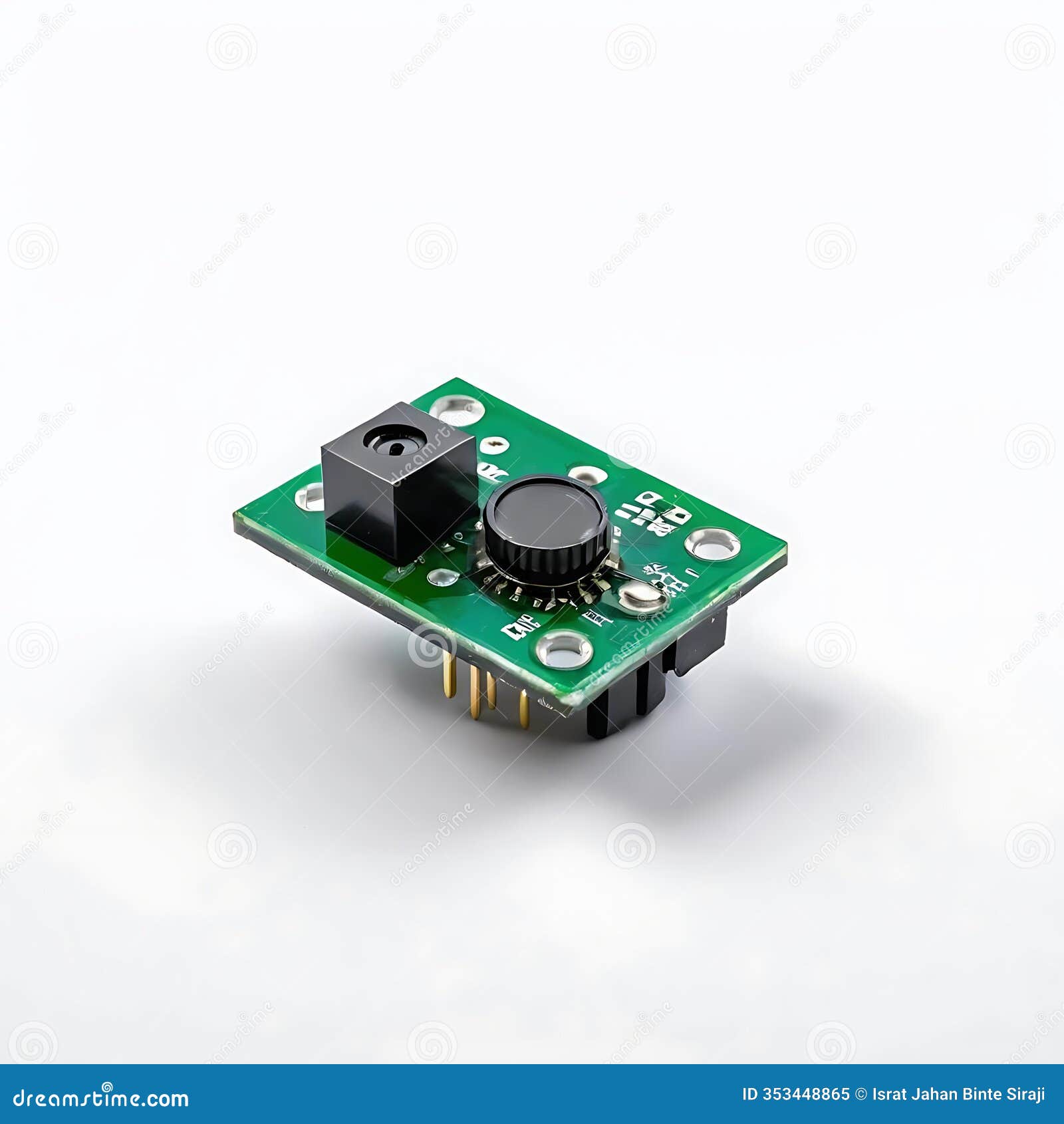 IR Sensor Isolated on a White Background Stock Illustration ...