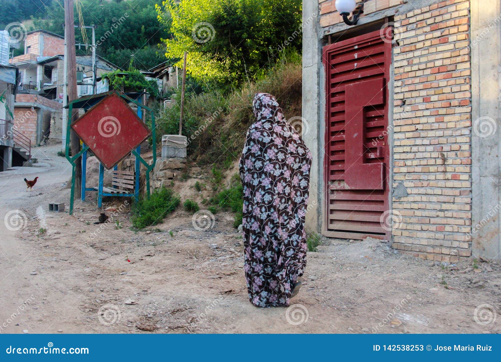 Mazandaran, Iran - 19 July 2017: Iranian Woman with Traditional ...