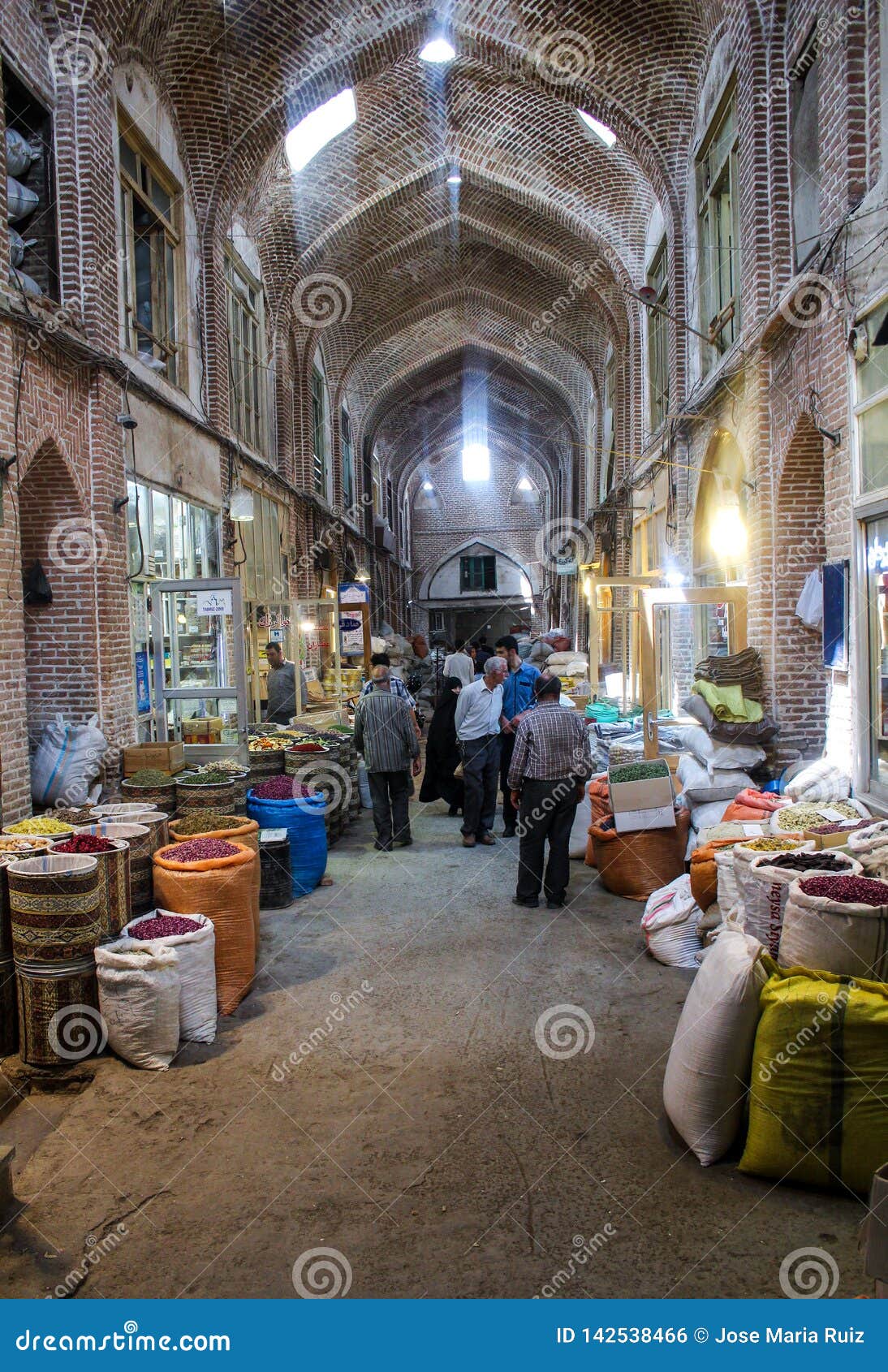 Tabriz, Iran - 10 July 2017: the Biggest Market of the World in Tabriz ...
