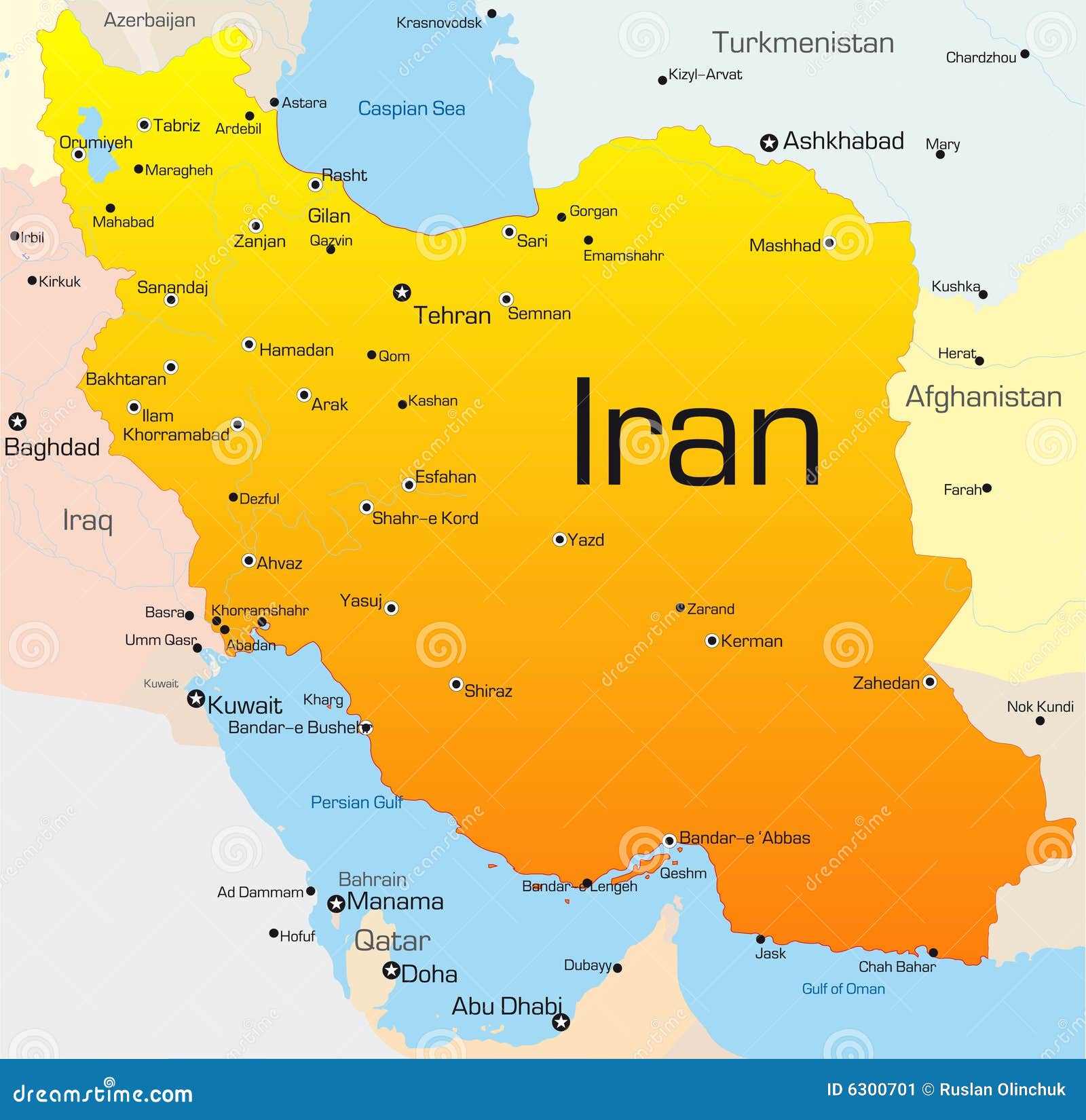 Iran stock vector. Illustration of shape, flag, graphic - 6300701