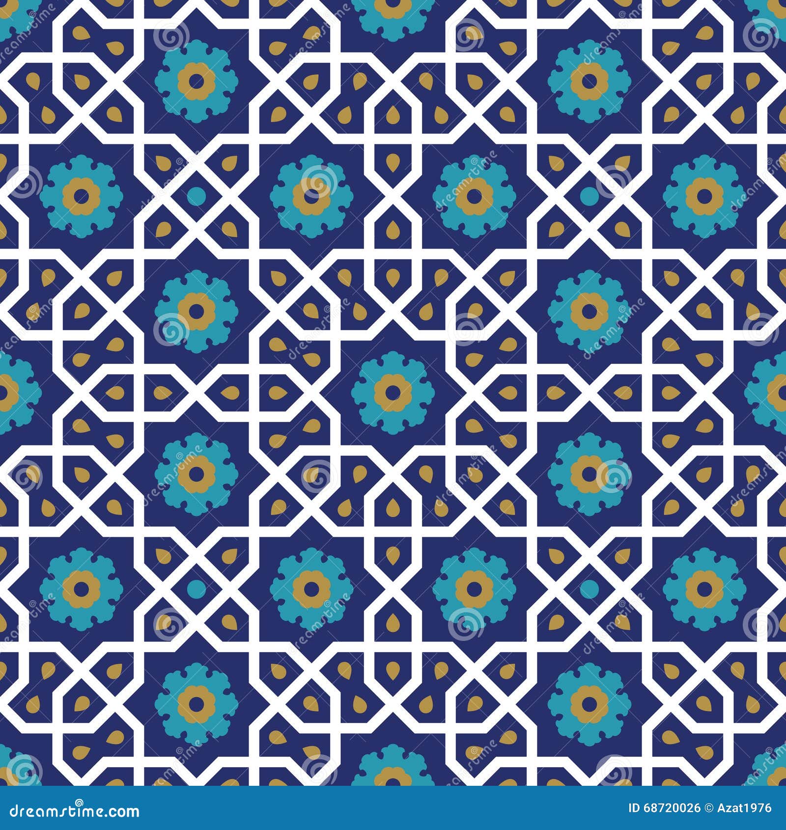 Iran Ancient Pattern stock vector. Illustration of islam - 68720026