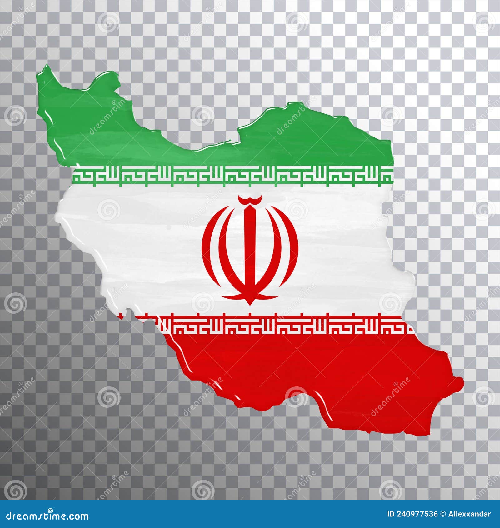 Iran Flag And Map, Transparent Background Royalty-Free Stock Image ...
