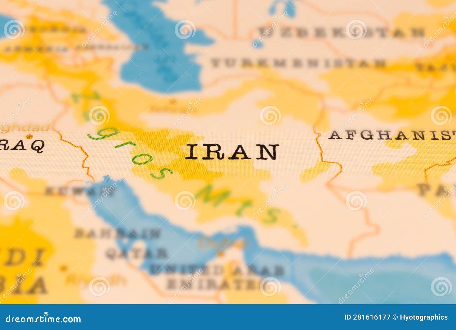 iran in the world map
