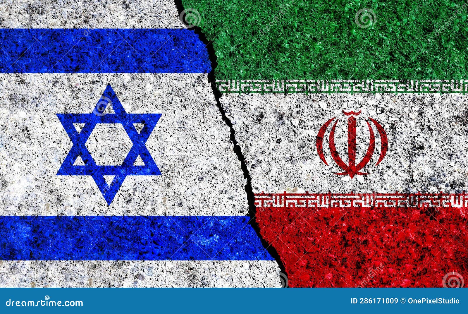 Iran and Israel Relations. Iran Vs Israel Stock Illustration ...