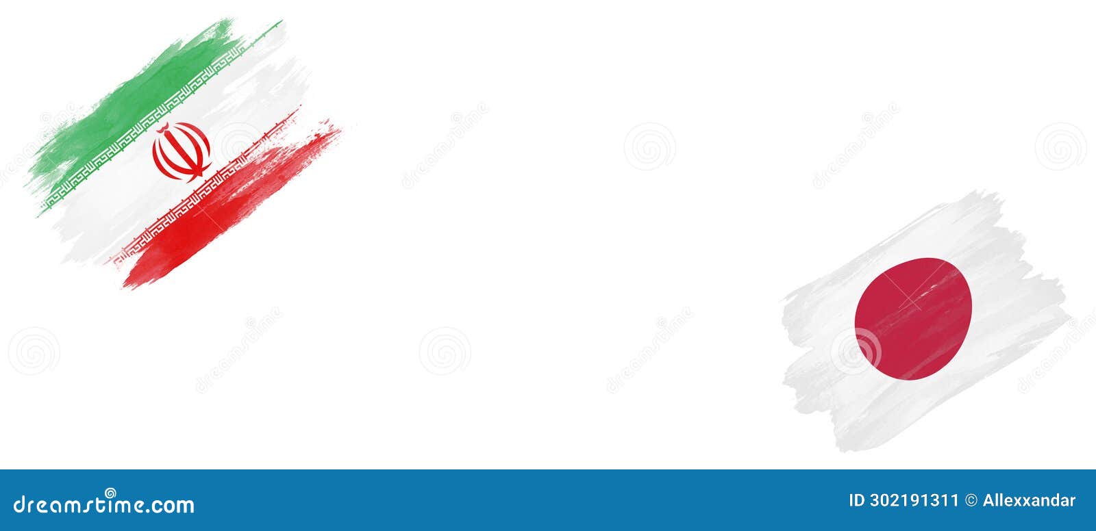 Iran and Japan Flags on White Stock Image - Image of iran, competition ...
