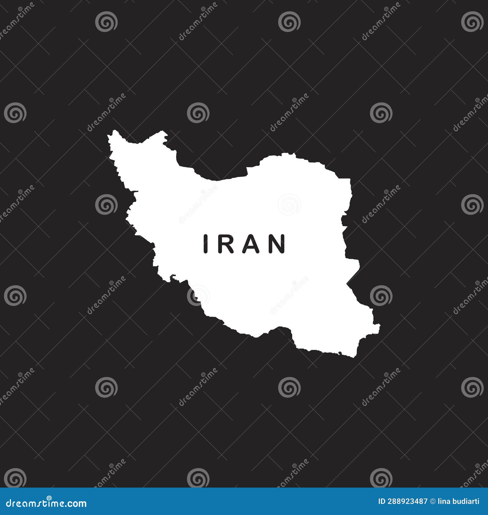 IRAN map icon stock illustration. Illustration of concept - 288923487