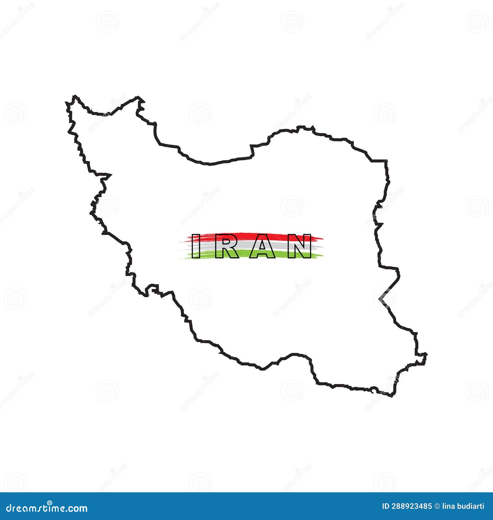 IRAN map icon stock illustration. Illustration of information - 288923485
