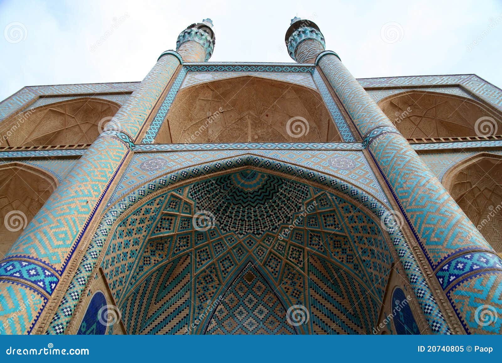 Iran Mosque stock image. Image of arabic, ancient, asian - 20740805