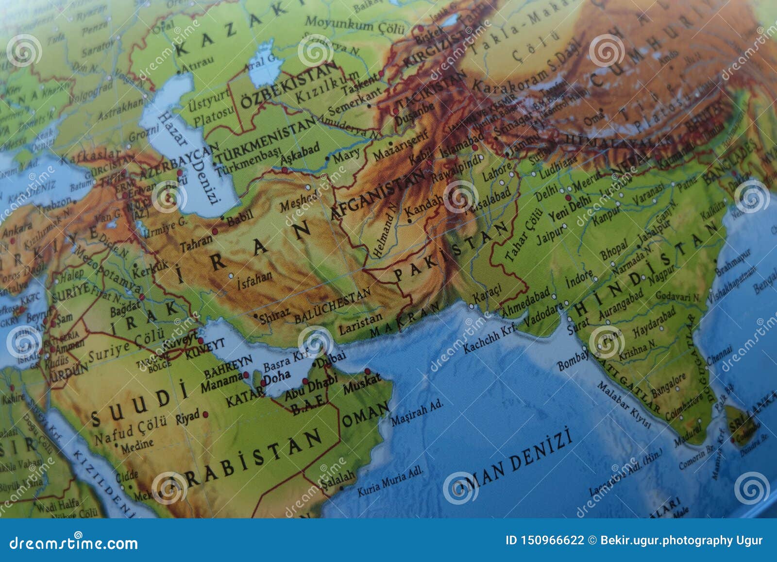 Iran Persian Map stock photo. Image of south, italian - 150966622