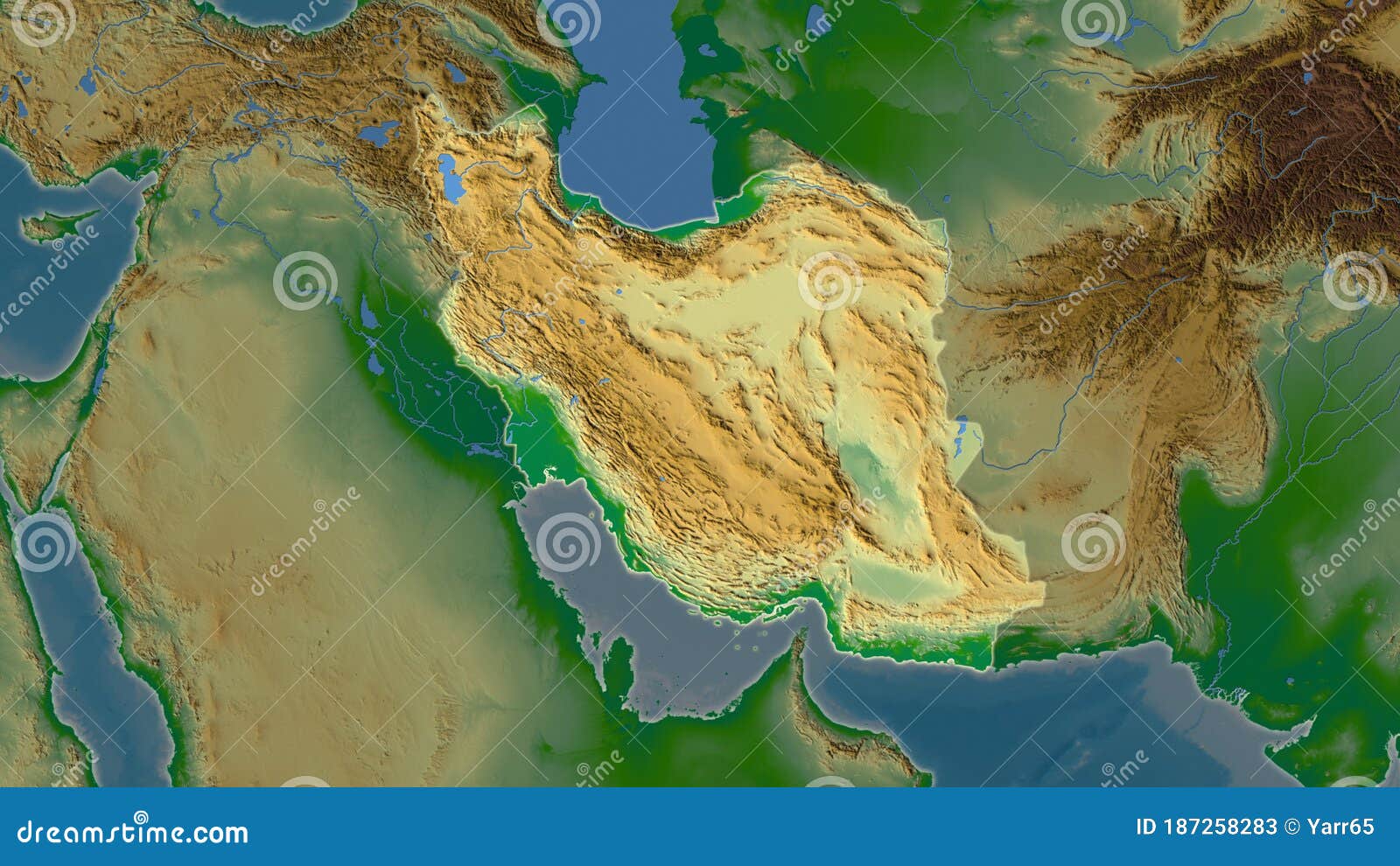 iran physical geography