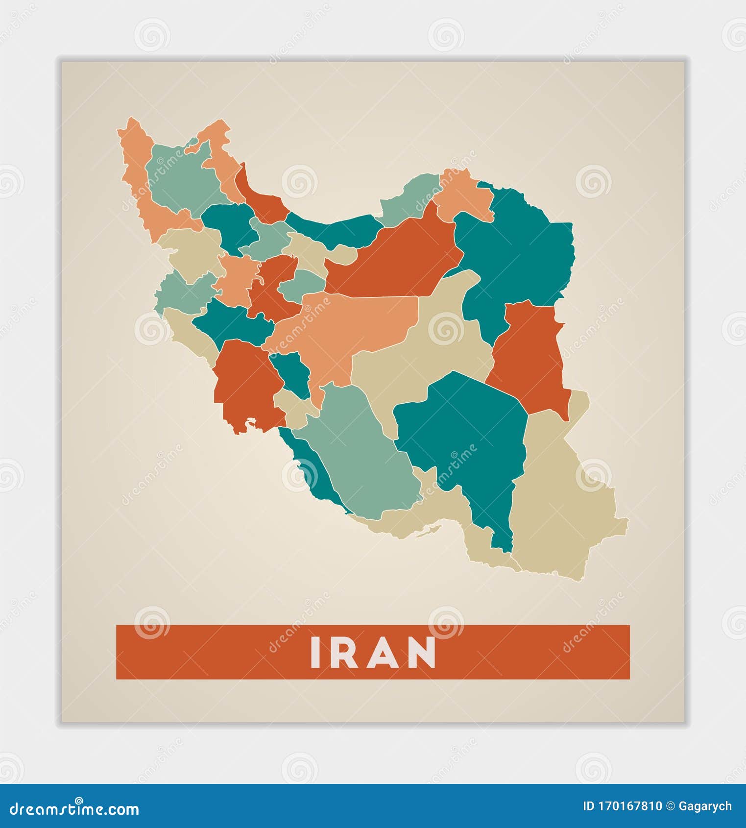 Iran Poster Stock Vector Illustration Of Graphic Silhouette 170167810