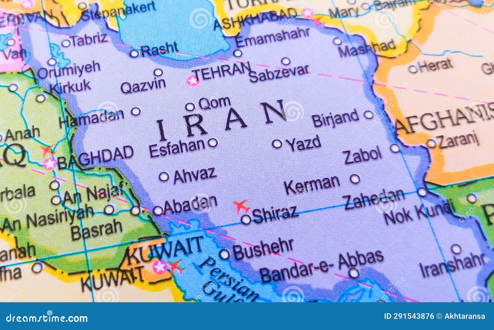 iran in the world map