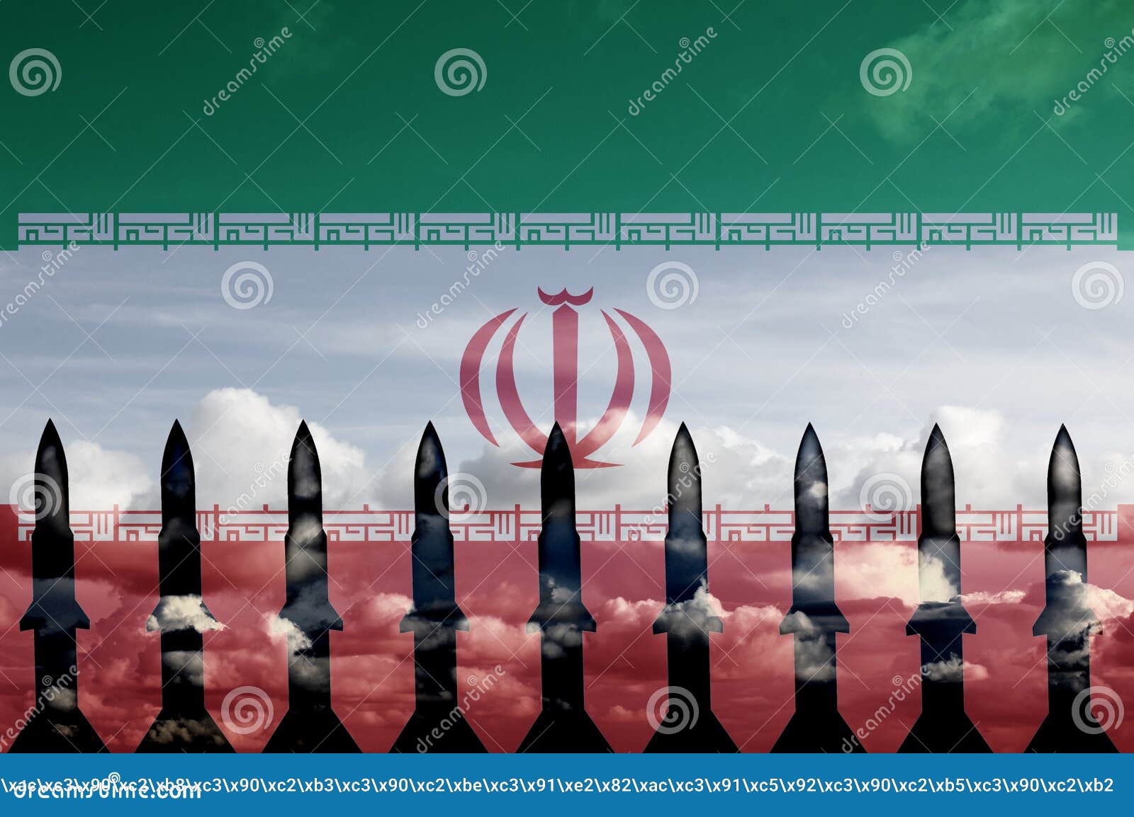 Iran rocket two stock image. Image of technology, conflict - 127518035