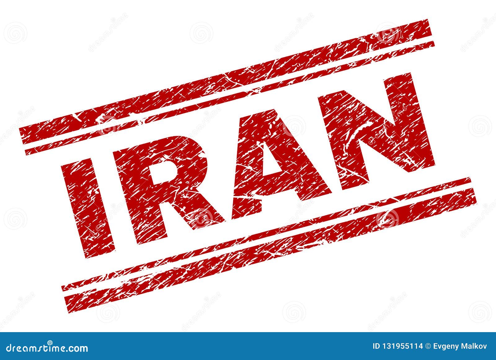 Grunge Textured IRAN Stamp Seal Stock Vector - Illustration of lines ...