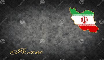 Iran Symbols, Map of Iran stock image. Image of mountains - 338528675