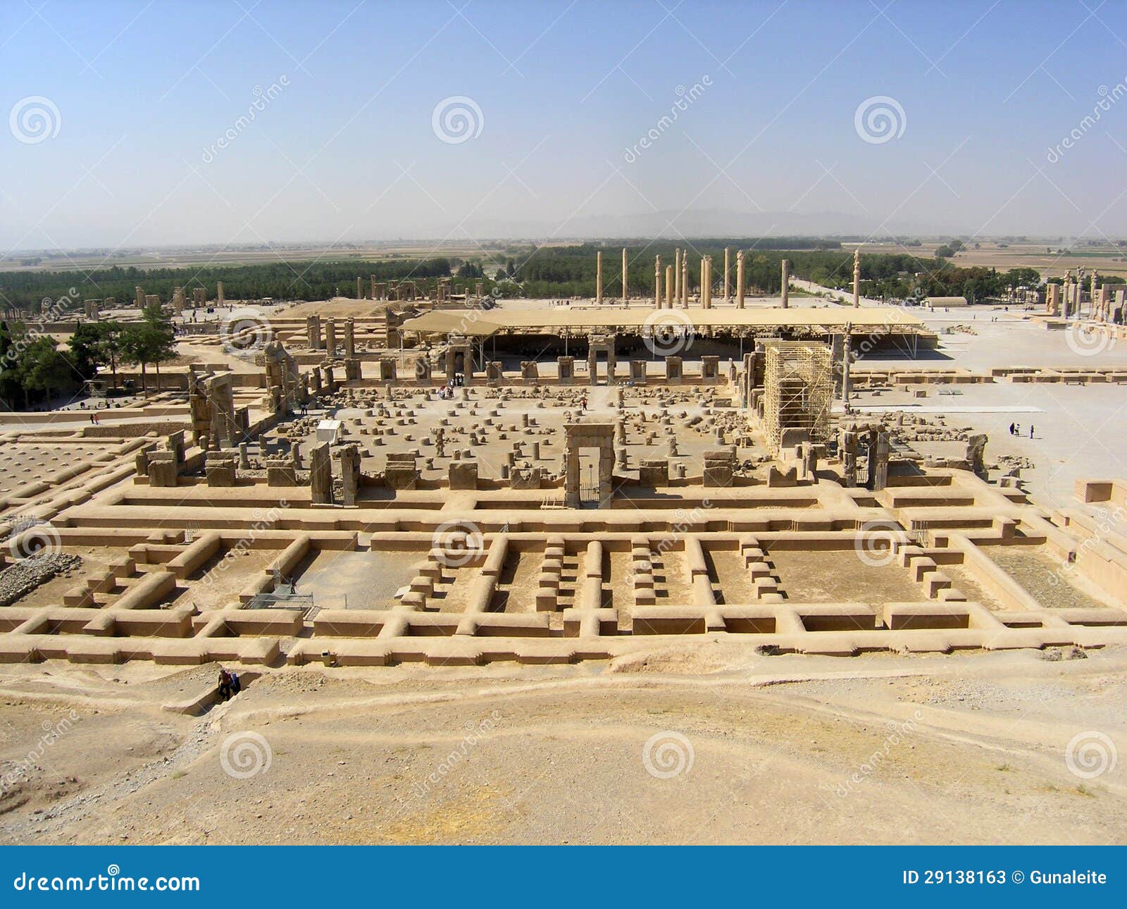 Iran: View of Ancient City Persepolis Stock Image - Image of ...