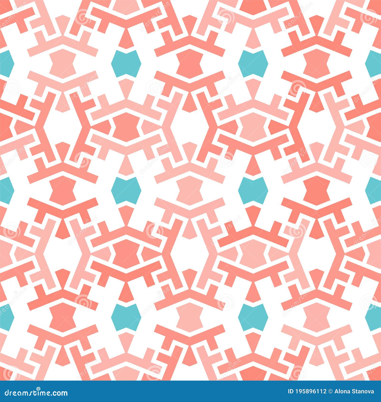 Iranian Islamic Color Mix Vector Pattern. Seamless Geometric Islamic ...