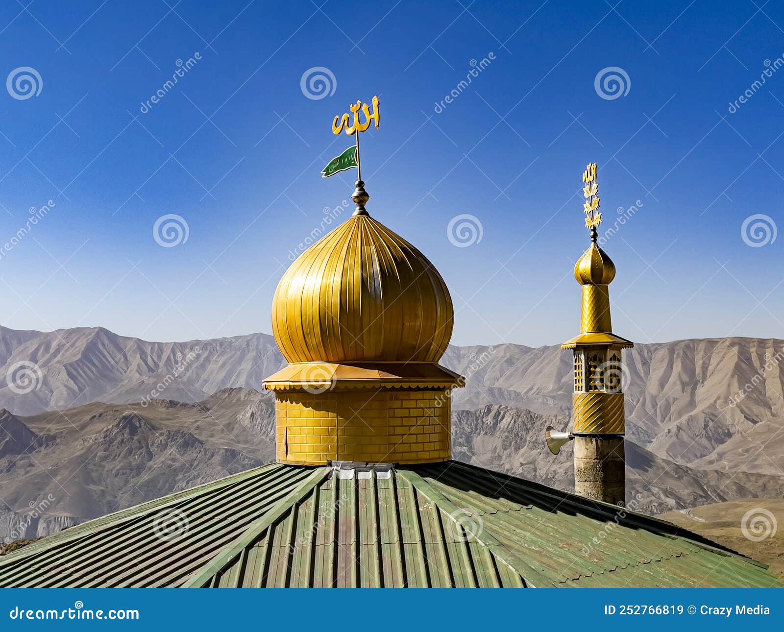 Iranian Local Mosque and Example of Worship Stock Image - Image of ...