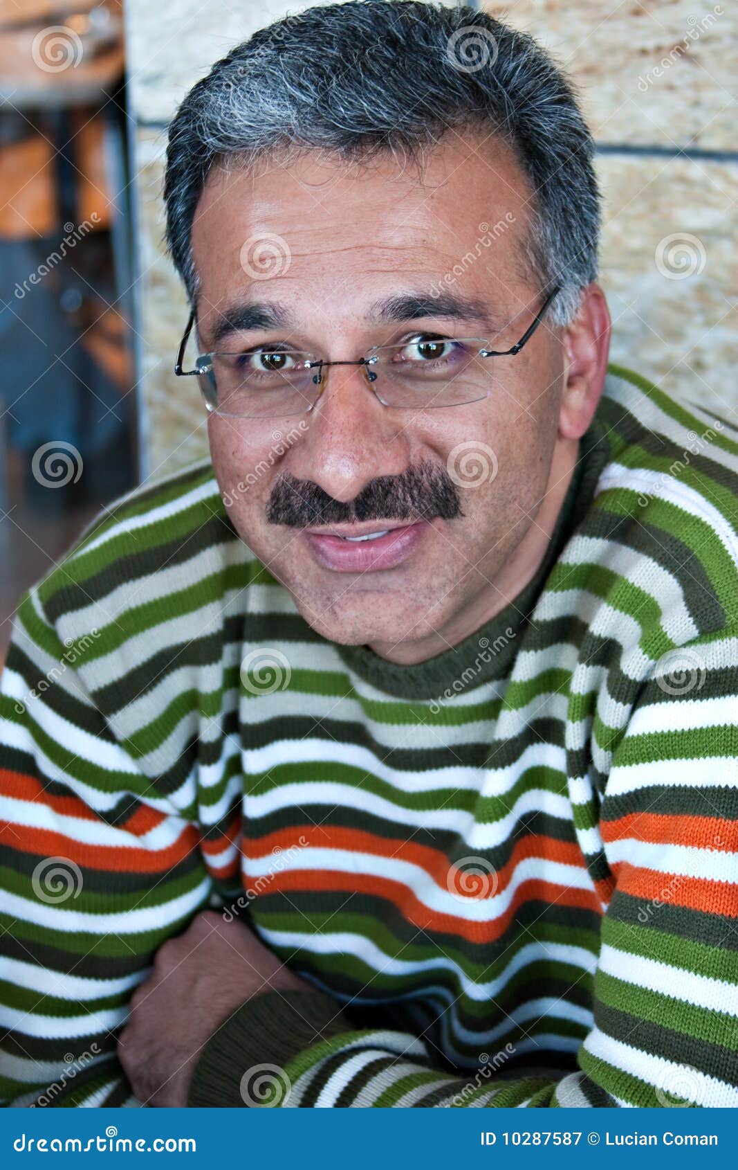 Iranian man stock image. Image of relaxed, green, casual - 10287587