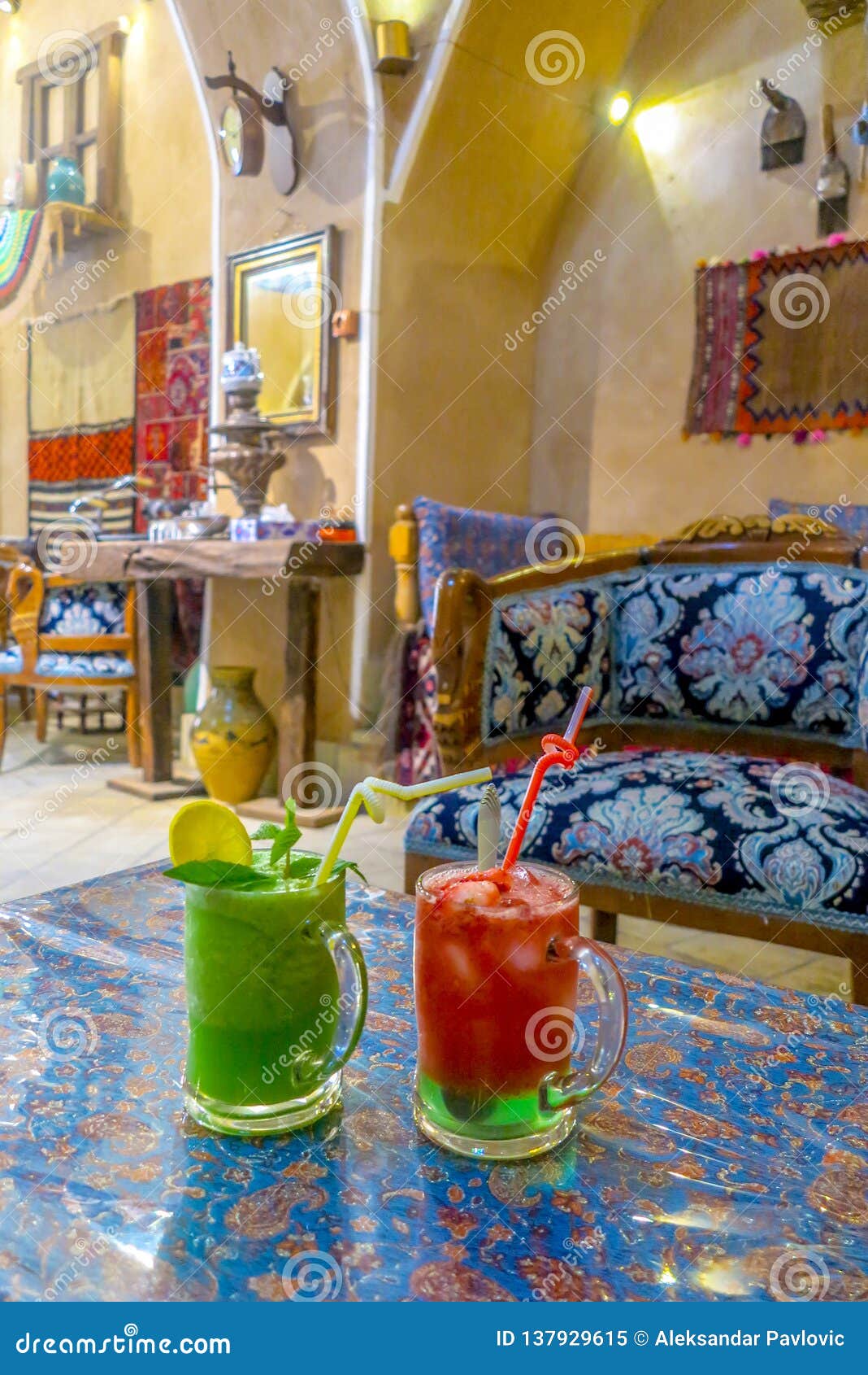 Iranian Mojito Drinks stock image. Image of closeup - 137929615