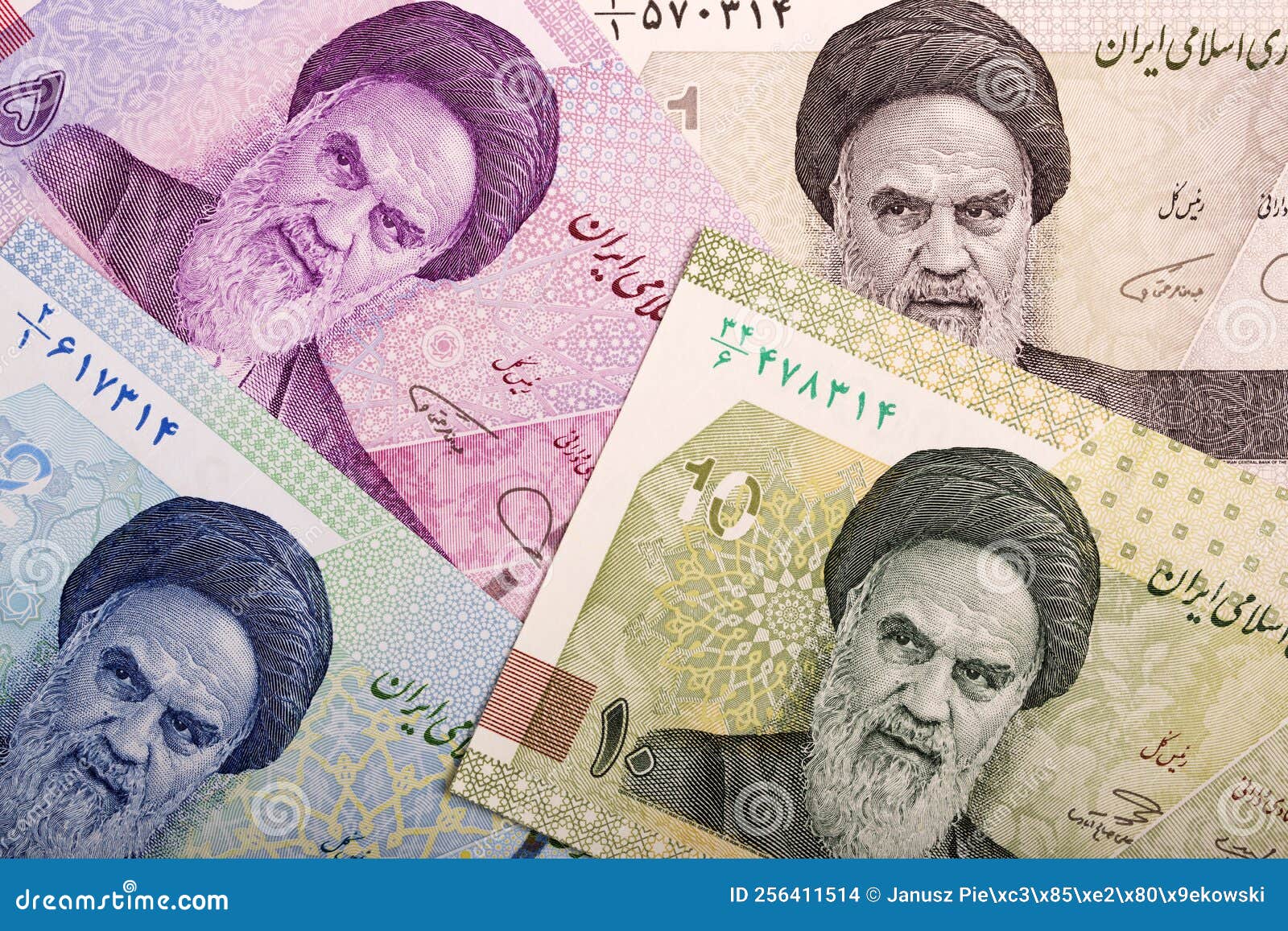 Iranian Money a Business Background Stock Photo - Image of background ...