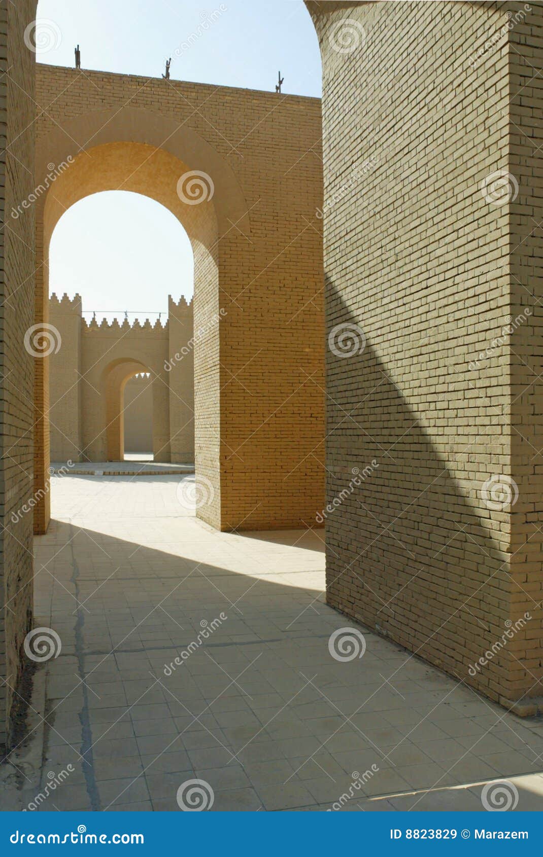 Iraq architecture stock image. Image of brick, tile, islam - 8823829