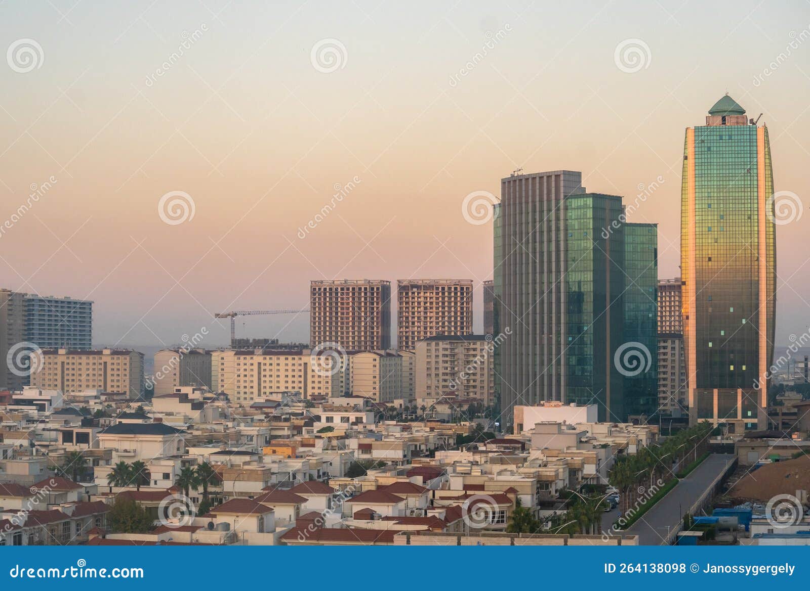 Iraq, Erbil, Sunrise in Erbil, a Developing Iraqi City Editorial Stock ...