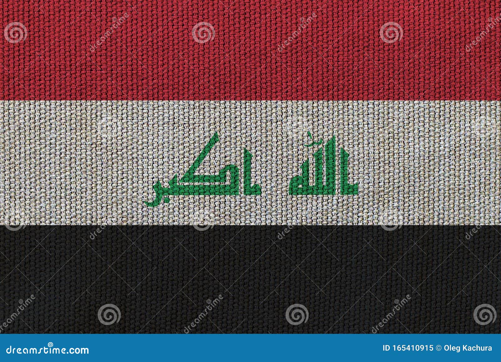 Iraq Flag on the Background Texture. Concept for Designer Solutions ...