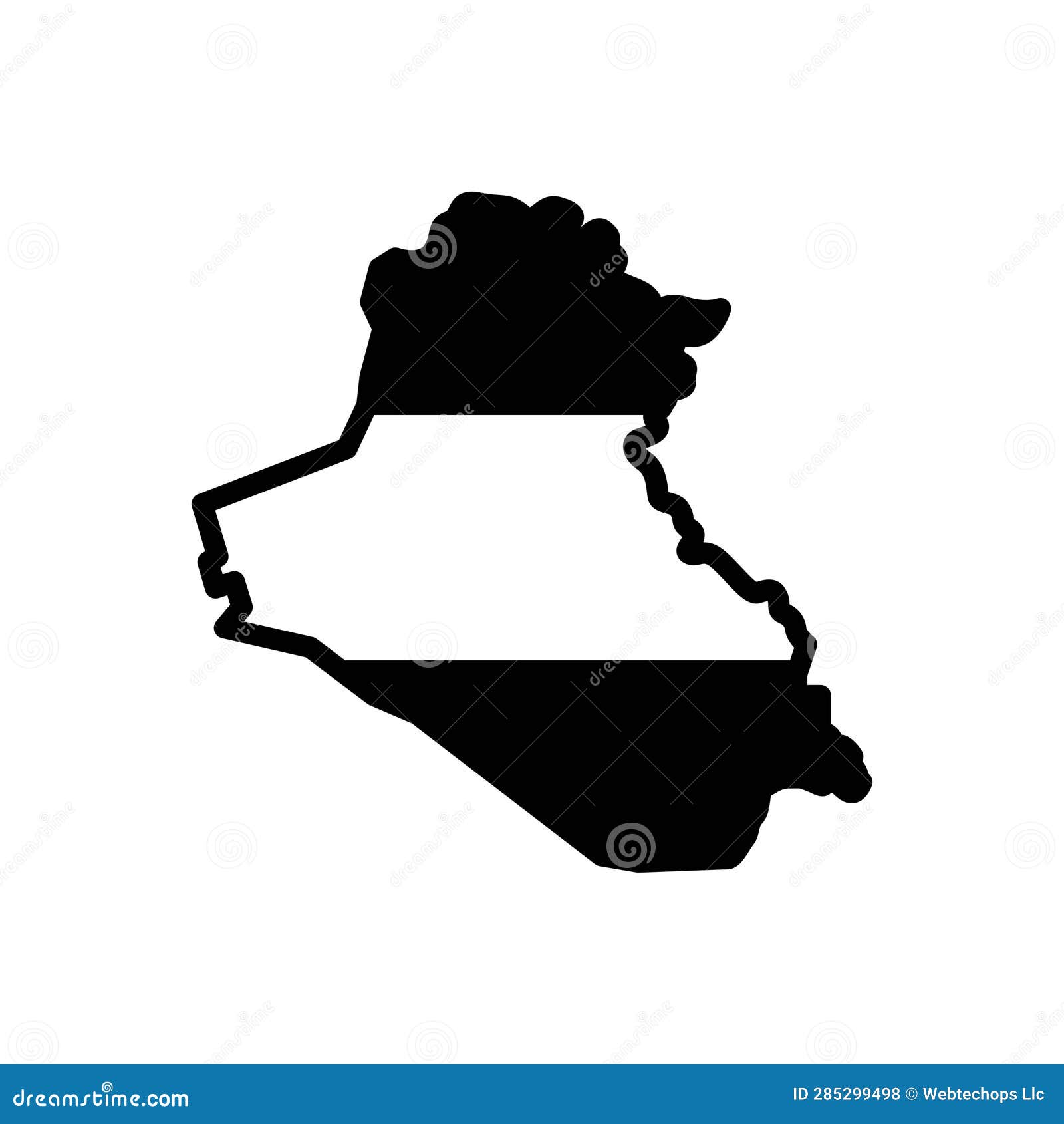 Black Solid Icon for Iraq, Baghdad and Stock Vector - Illustration of ...