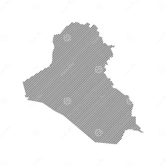 Iraq map icon stock illustration. Illustration of territory - 349415449