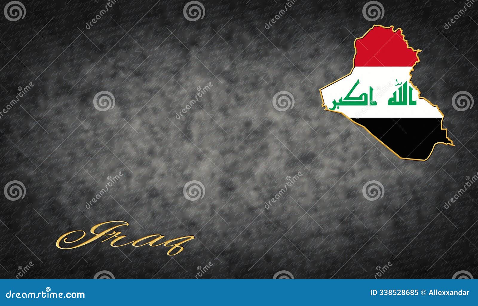 Iraq Symbols, Map of Iraq stock image. Image of exploration - 338528685