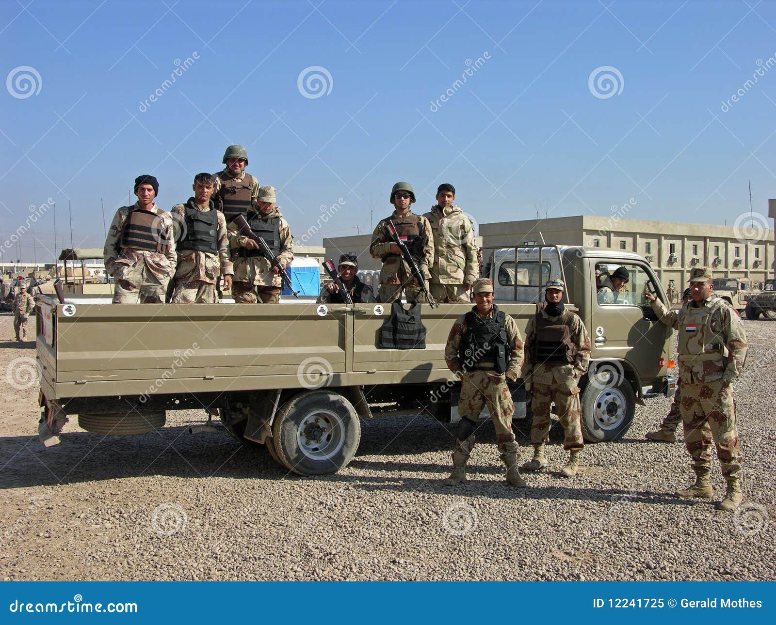 Iraqi Army Soldiers editorial image. Image of iraqi, body - 12241725