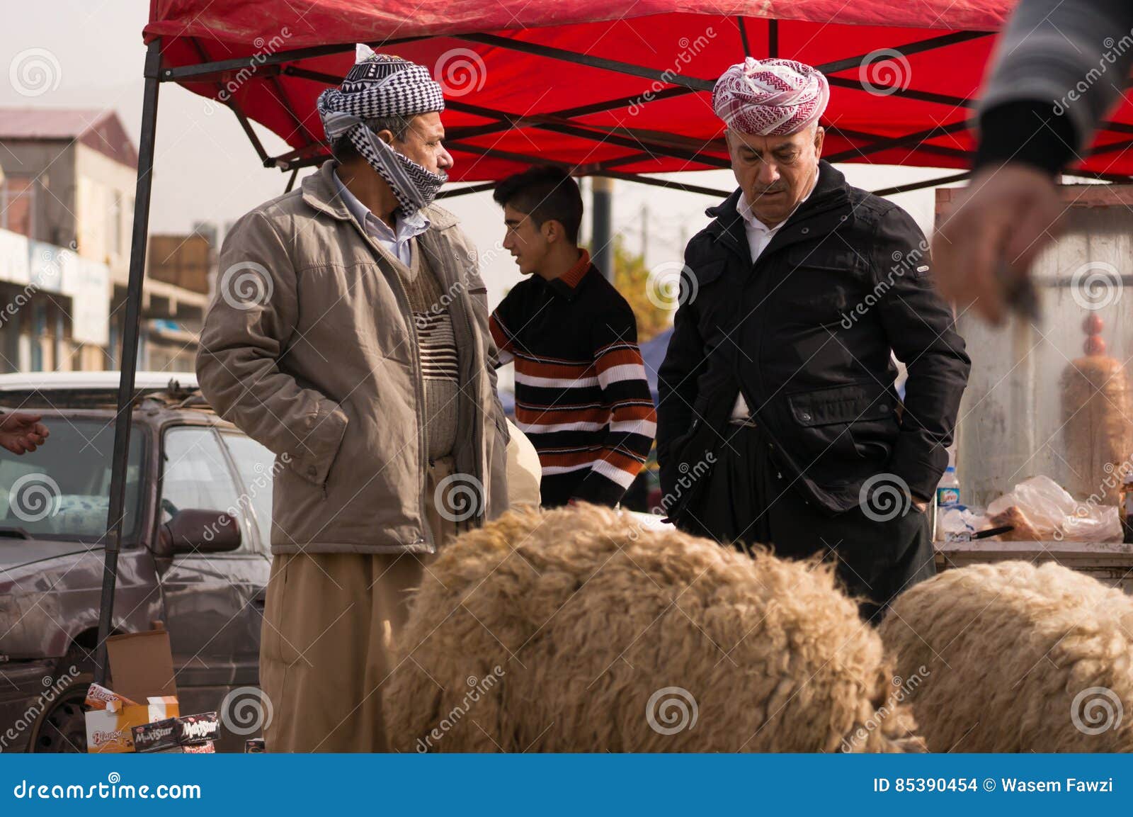Iraqi Sheep Seller editorial stock image. Image of alanbar - 85390454