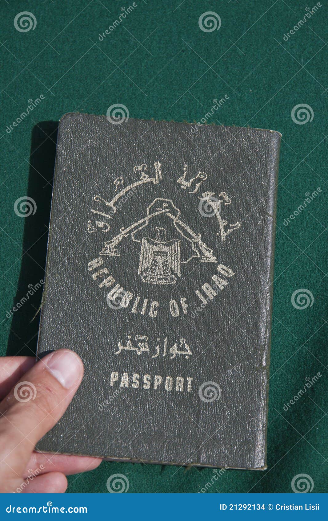 Iraqian passport stock photo. Image of vacation, pass - 21292134