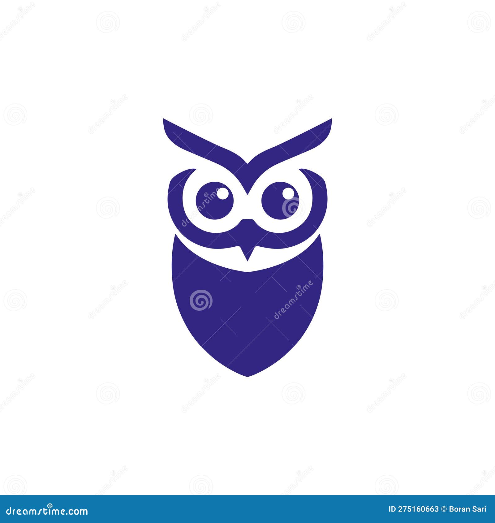 Owl Logo Wise Bird Logo Owl Symbol Logo For Education A11 Cartoon ...