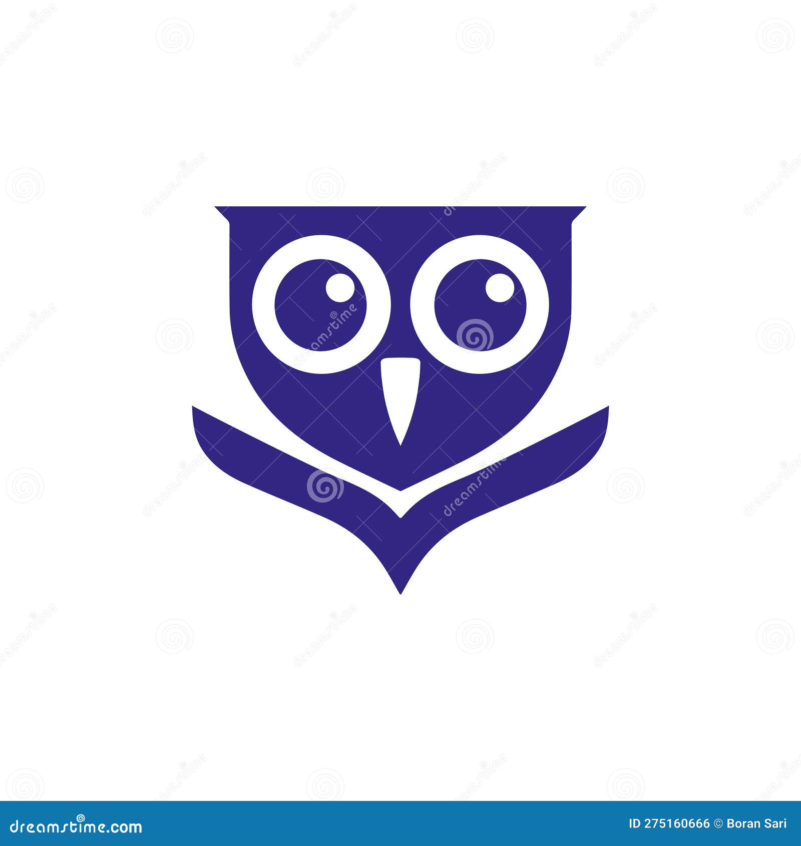 Owl Logo Wise Bird Logo Owl Symbol Logo For Education A11 Cartoon ...