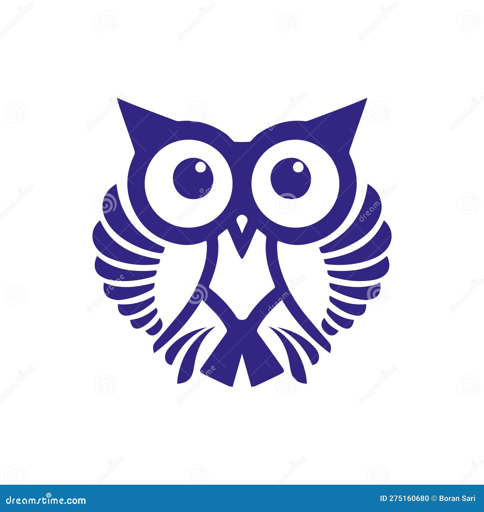 Owl Logo Wise Bird Logo Owl Symbol Logo For Education A11 Cartoon ...