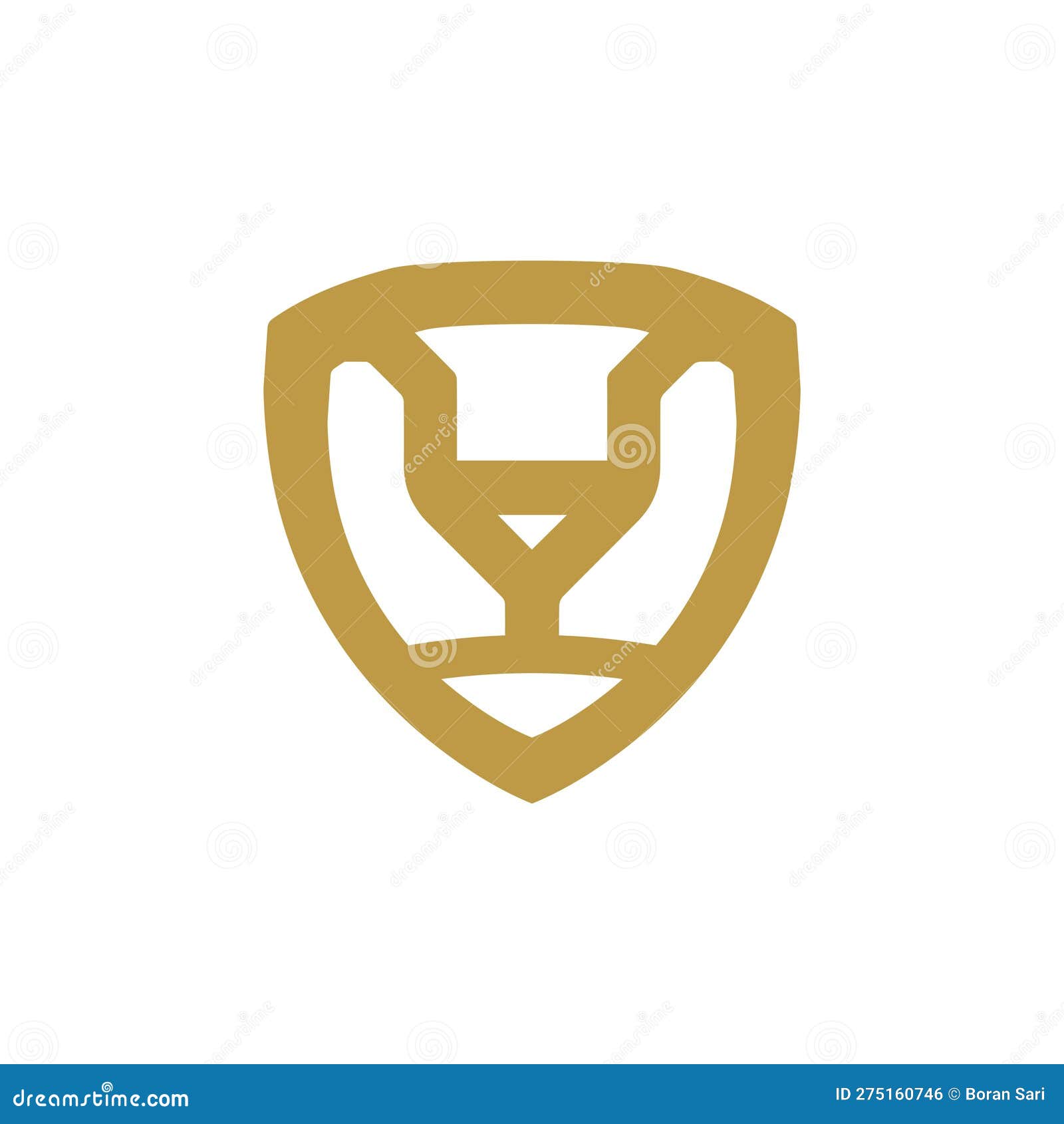 Simple Geometric Lion Head Wear Logo Design Aa3 Stock Vector ...