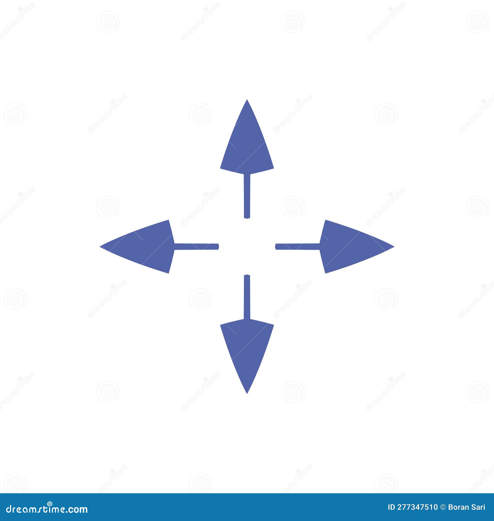 Vector Icon 4 Corners Luck Symbol Good Deeds Logo Stock Vector ...